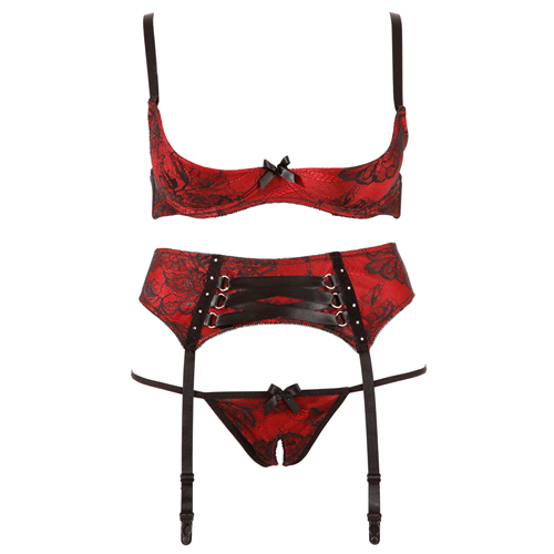 Lingerie Set Met Open Cup